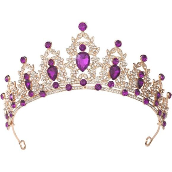 Accessories | Queen Crown And Tiaras Princess Crown For Women Gold ...
